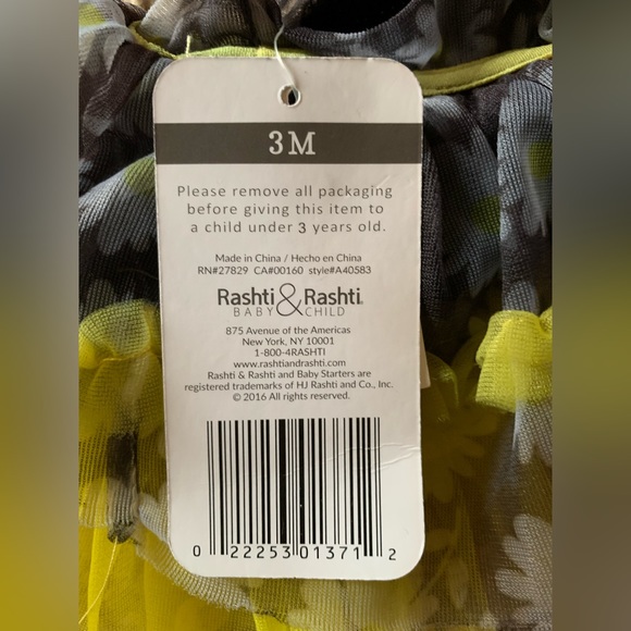 Rashti Baby | Bottoms | Black And Yellow Daisy Tutu From Rashti Baby In ...